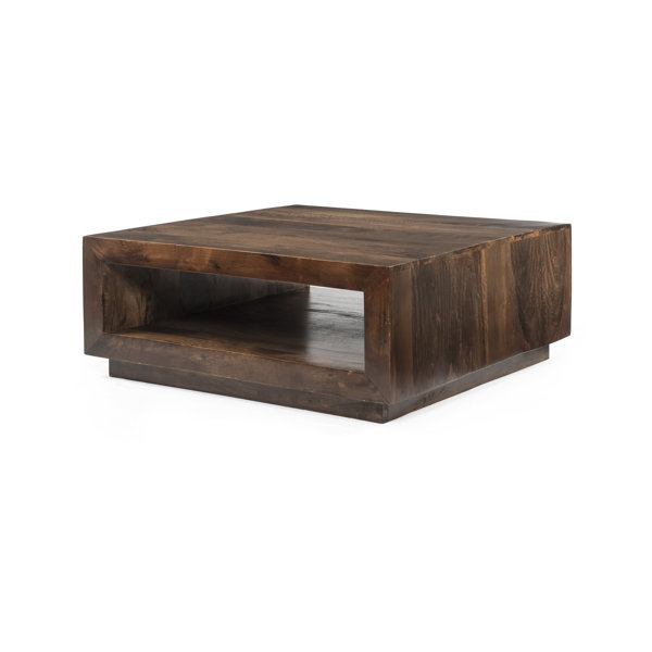 Loon Peak® Caidyn Modern Solid Wood Square Coffee Table | Wayfair
